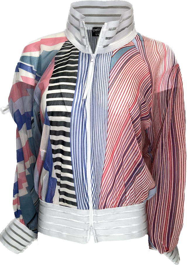 Bomber Mesh Jacket – Petit Pois by Viviana G
