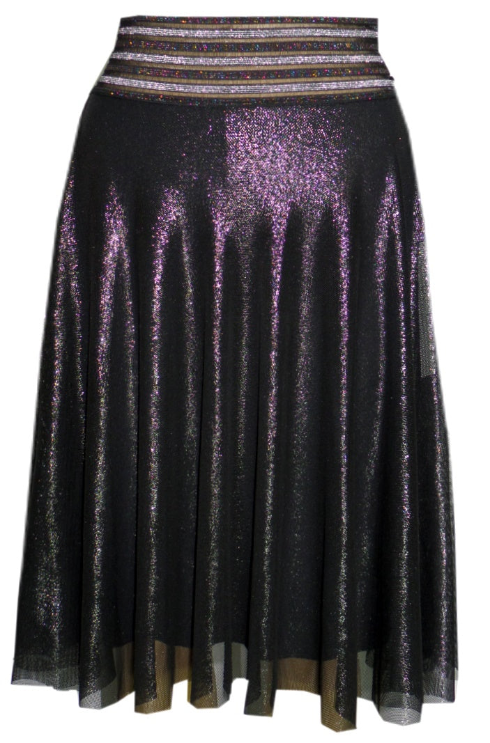 Shimmer Circular Mesh Skirt | Petit Pois by Viviana G
